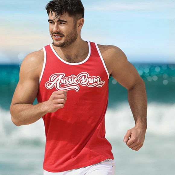 aussieBum | Shirts | Aussiebum Thick Logo Tank Top Xl Gently Worn 0 ...